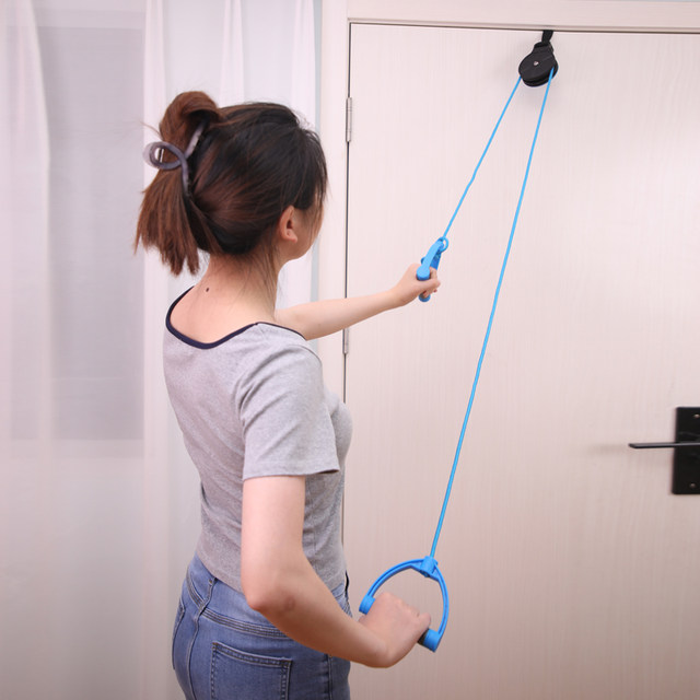Pulley ring shoulder joint cervical spine exercise upper limb elderly ...