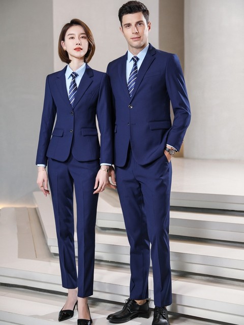 BYD 4S store suits men and women professional suit company work suits ...