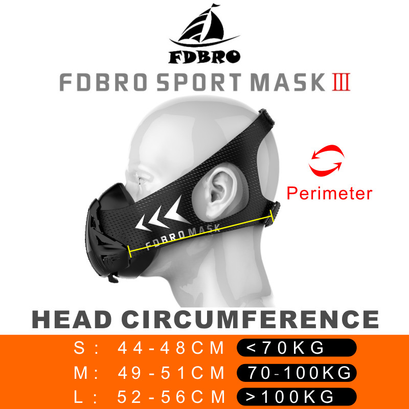 Oxygen Barrier Training Mask for Sports Performance and Physical ...