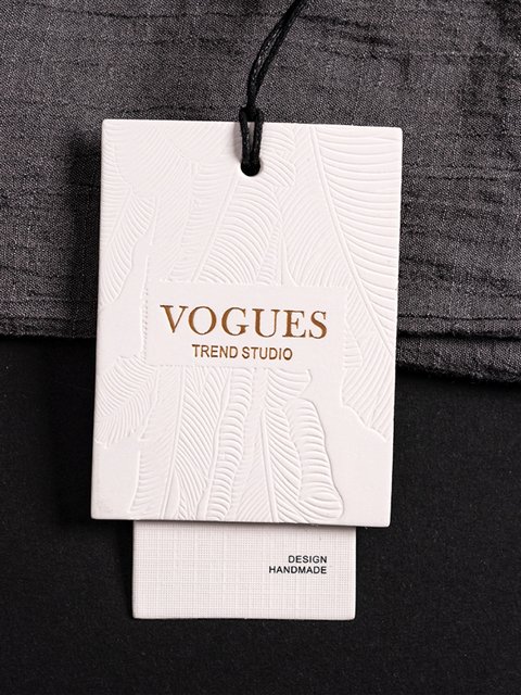 Men's and women's clothing tag card customization Clothing tag ...