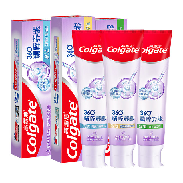 Colgate 360 hyaluronic acid toothpaste protects gums, prevents yellow ...