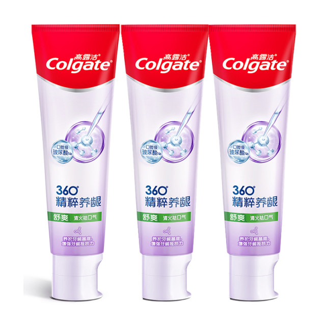 Colgate 360 hyaluronic acid toothpaste protects gums, prevents yellow ...