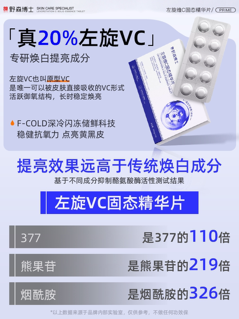 Levocular VC frozen dried tablet essence anti -oxidation and dullness ...