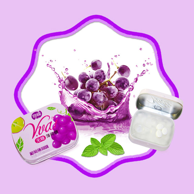 Qifeng sugar-free mints 16g fresh breath long-lasting kissable non ...