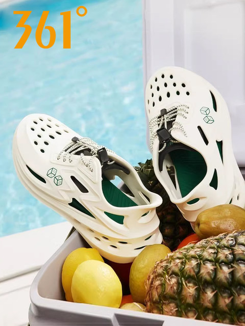 BIG3 Crocs 361 Men's Shoes Sports Shoes 2024 Summer Breathable Trendy ...