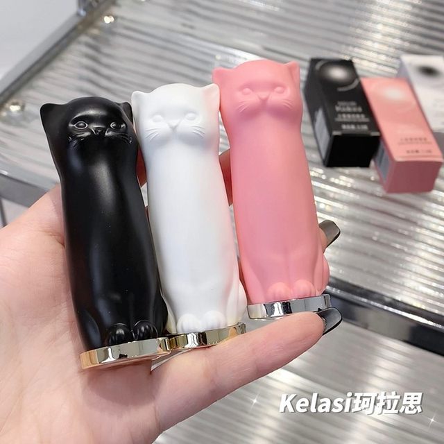 Super cute cat moisturizing lipstick colorless moisturizing and ...