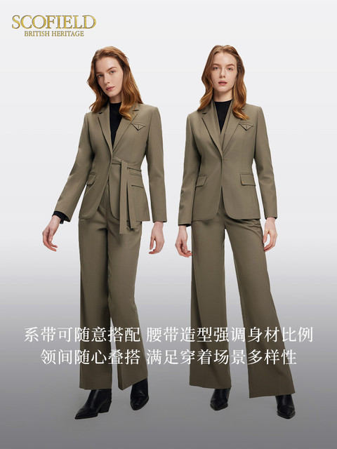 Scofield Women's Clothing Suitable Urban Lace Suit Jacket 2025 Spring ...