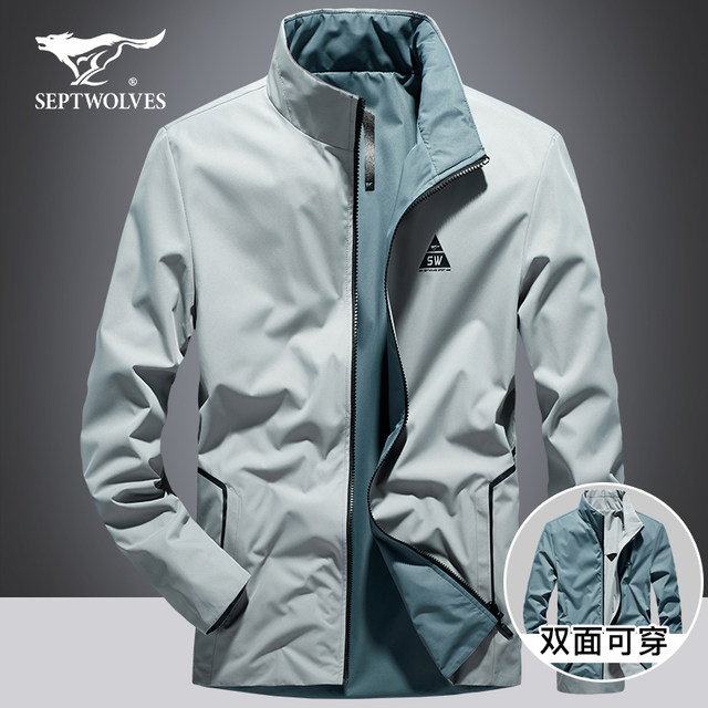 Seven Wolves men's jacket men's 2025 autumn and winter outdoor leisure ...