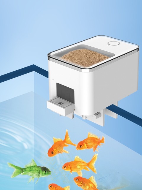 Fish tank automatic feeder large capacity intelligent timing fish ...