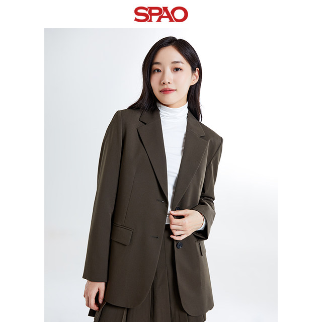 SPAO Korea's 2024 new autumn style women's versatile suit jacket SPJKE49W01