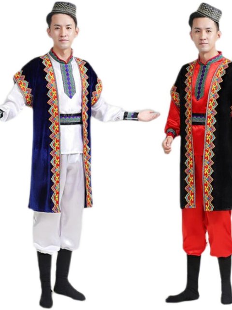 The new Hui dance clothing Xinjiang dance big skirt performed service ...