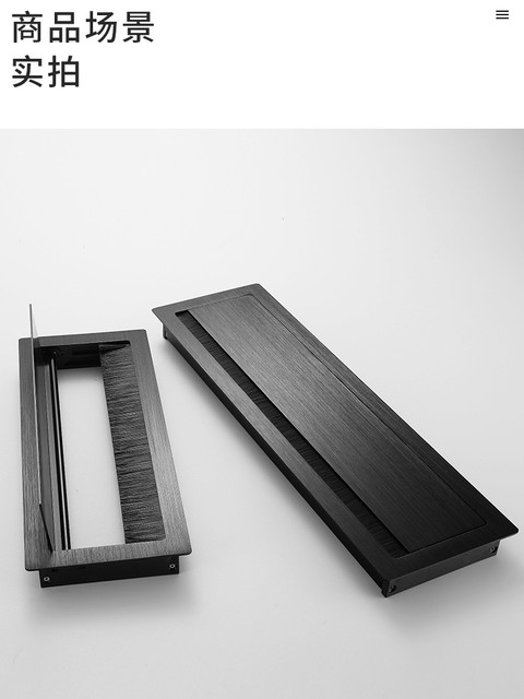 High-End Desk Cable Hole Cover, Desktop Cable Management Decorative ...