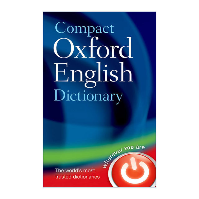 Original English Compact Oxford English Dictionary of Current English ...