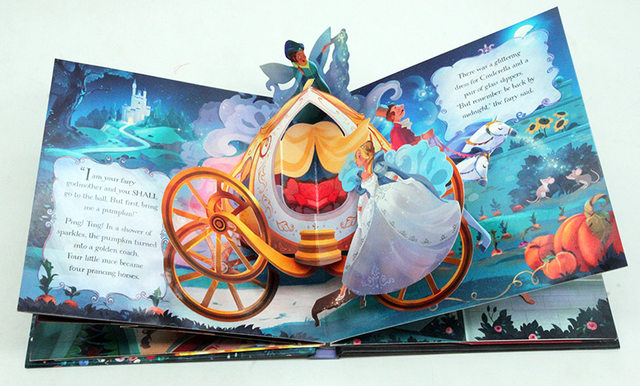 Cinderella's three -dimensional fairy tales English original version of ...