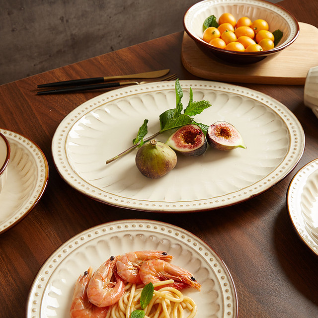 Yuquan official dishes, dishes, tableware, home set, wedding retro ...
