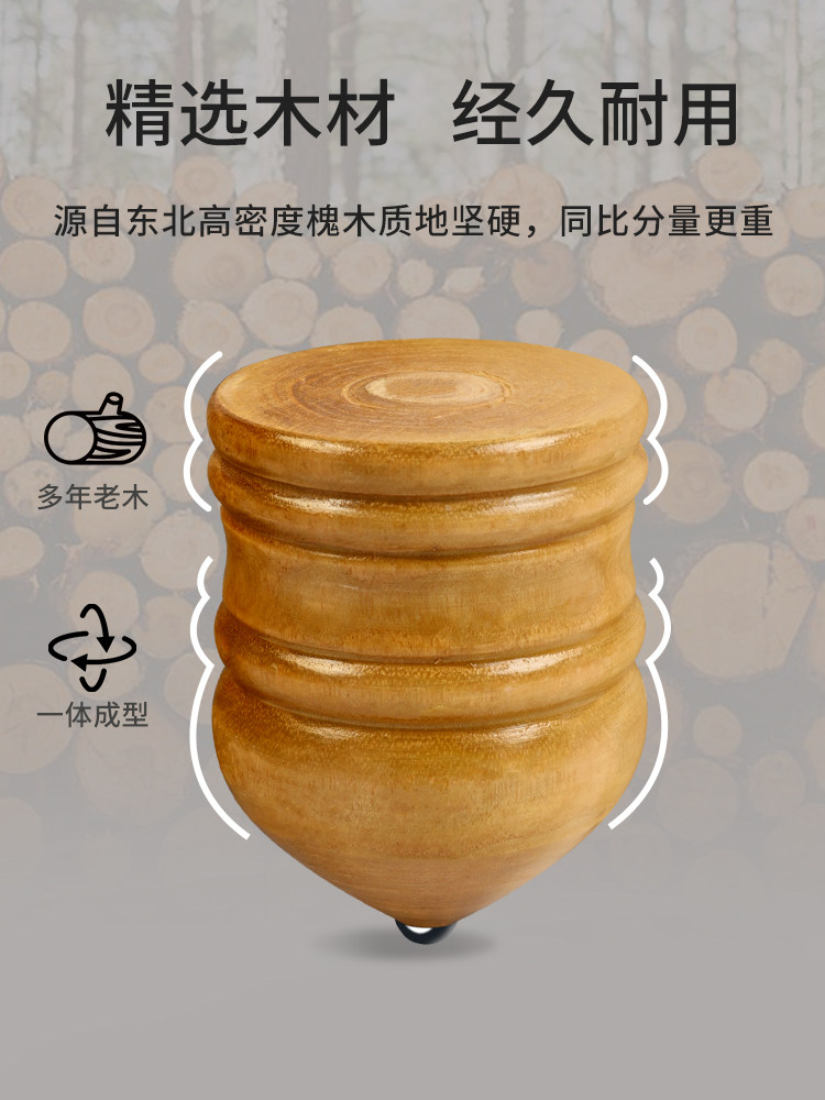 Đồ chơi con quay gỗ - Con quay hồi chuyển bằng gỗ đặc cho trẻ em ...