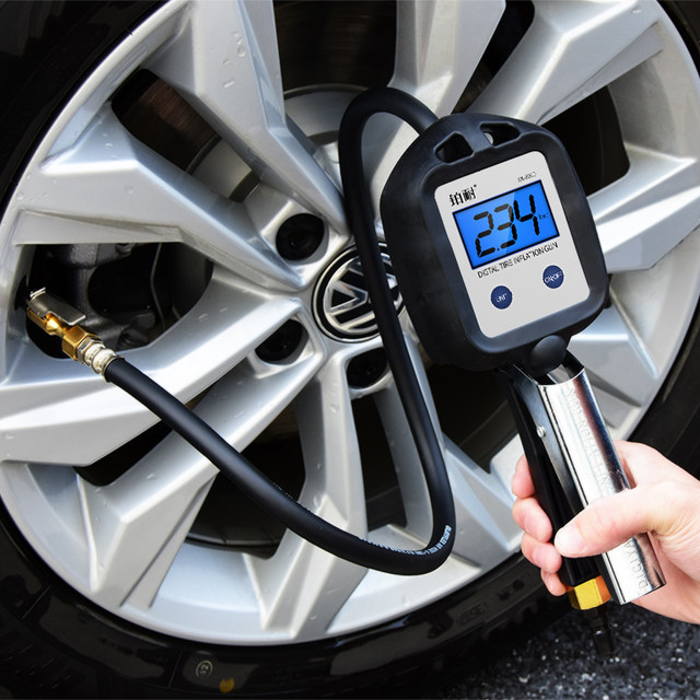 Tire pressure gauge high-precision car tire pressure gauge tire ...