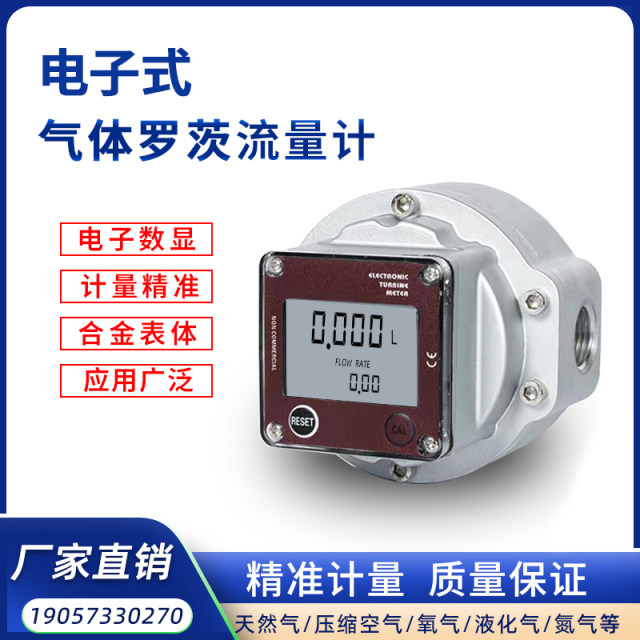 Gas Roots flow meter high-precision explosion-proof gas meter air argon ...