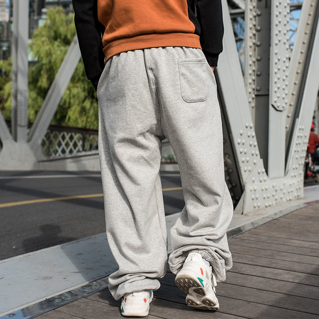 Trendy Fatty Loose Large Size Fat Guy Pants hiphop non-falling velvet ...