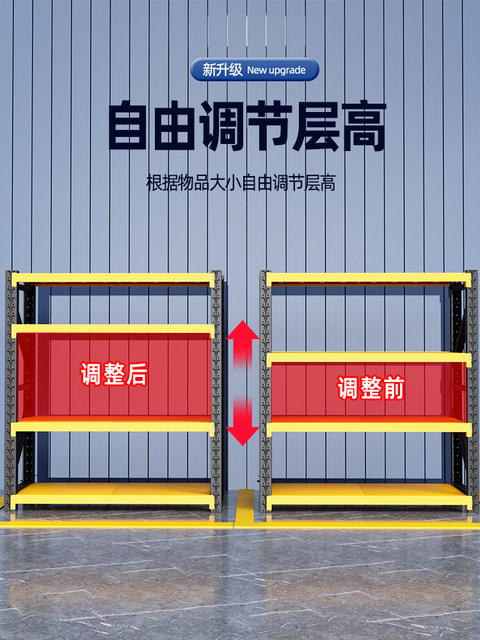 Warehouse shelves storage racks multi-layer household storage racks ...