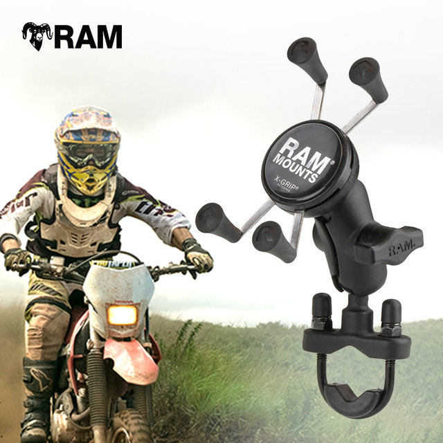 RAM motorcycle mobile phone holder BMW Harley handlebar universal ...