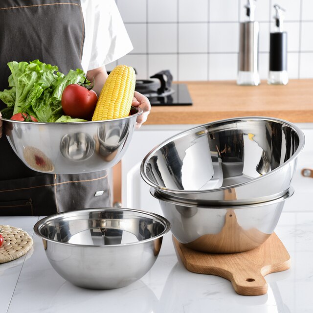 Stainless steel basin, commercial baking mixing basin, cold dish ...