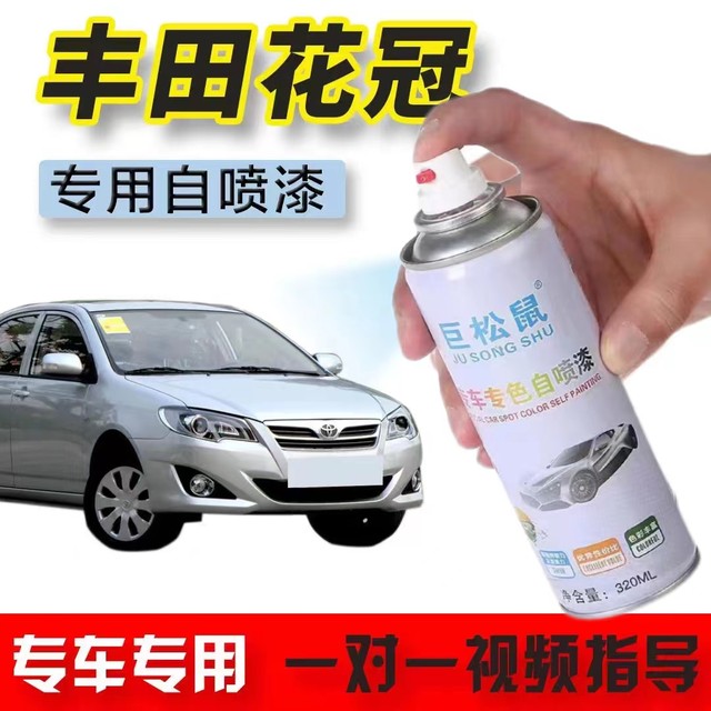 Toyota Corolla silver -gray special car paint white paint set black ...