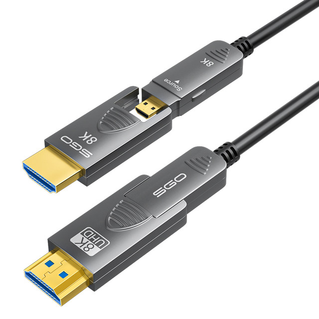 Steg 8K Optical Fiber HDMI2.1 version of the size head split pipeline ...