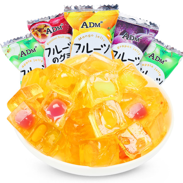 ADM Malaysia Fruit Sandwich Explosive Rubber Gummies Bulk Wedding Candy ...