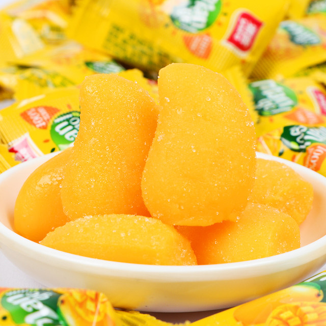 Yake Mango Gummy Fruit Flavor QQ Candy New Year Candy New Year Snacks ...