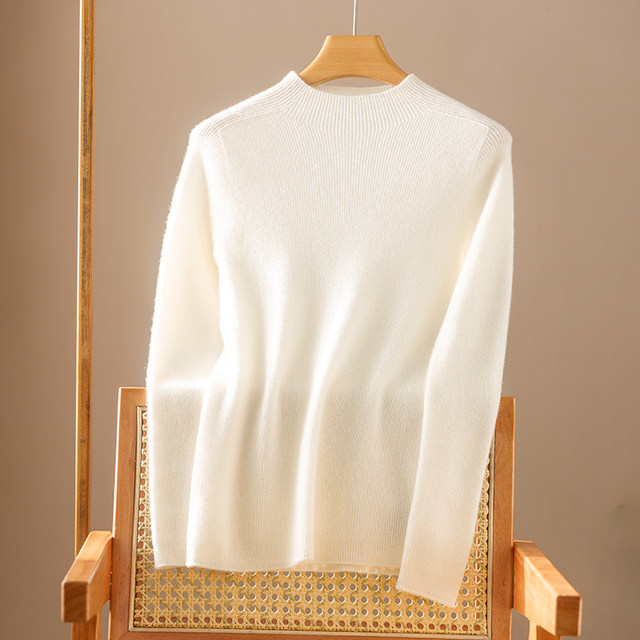 Minimalist and thin ~ solid color seamless texture half -high collar ...