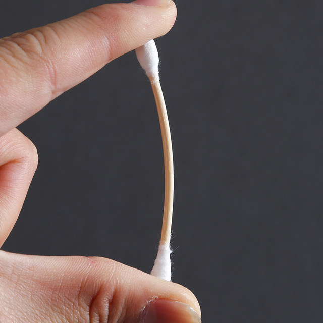Double-ended cotton swab for ear removal, makeup remover cotton swab ...
