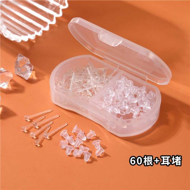 Ear stick resin special ear studs for women with pierced ears plastic ...