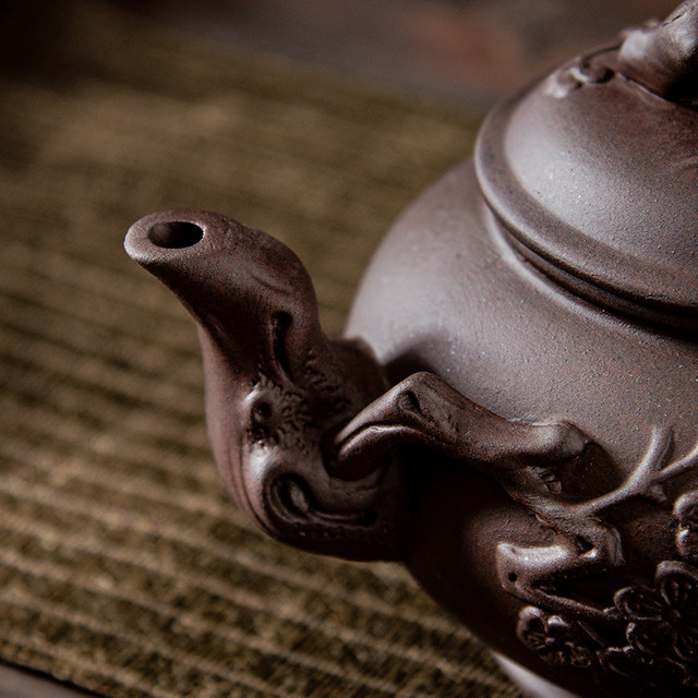 Purple Sand pot plum blossom teapot large bubble teapot large -capacity ...