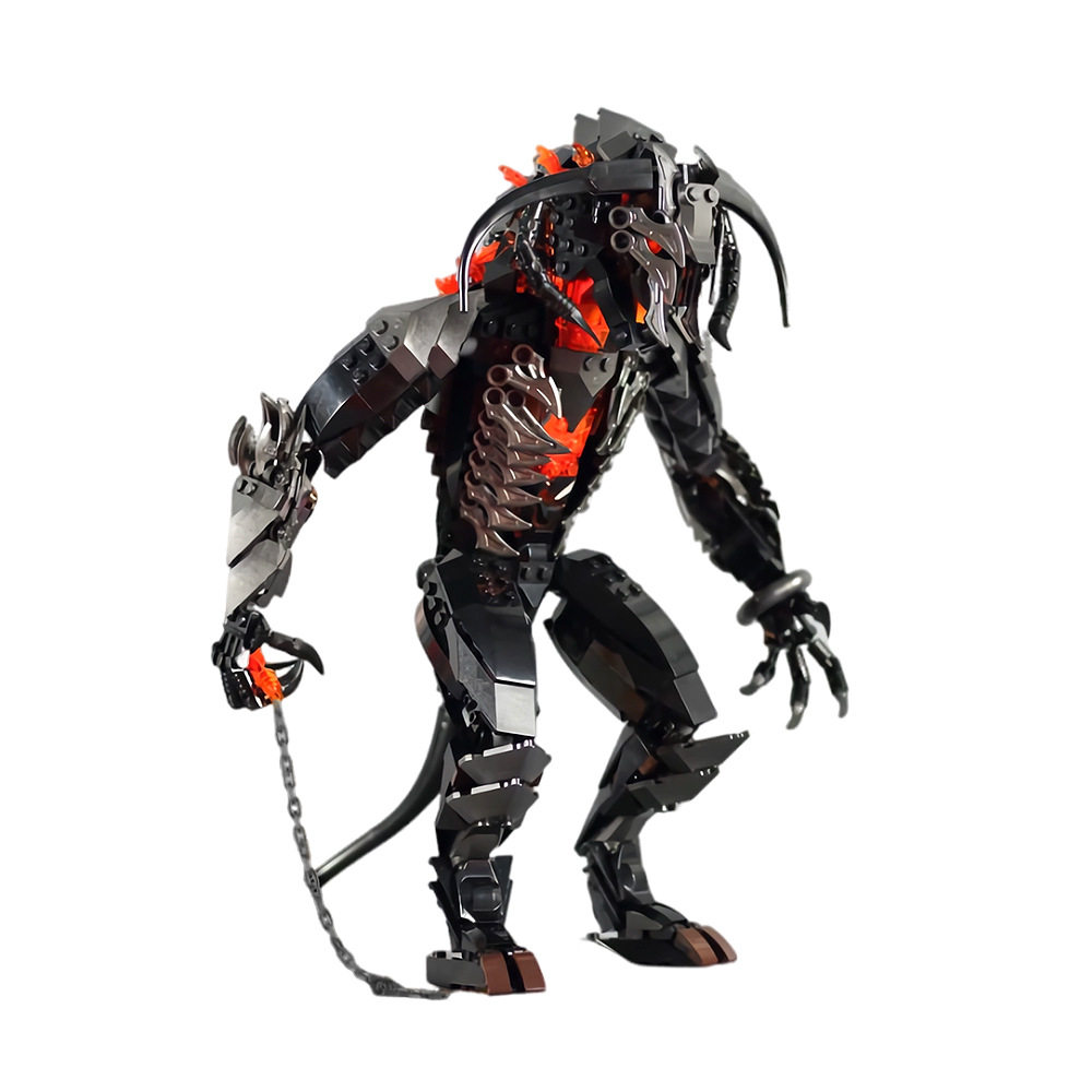 Lord of the Rings Balrog Demon Creature Model MOC-113670 Assembled ...