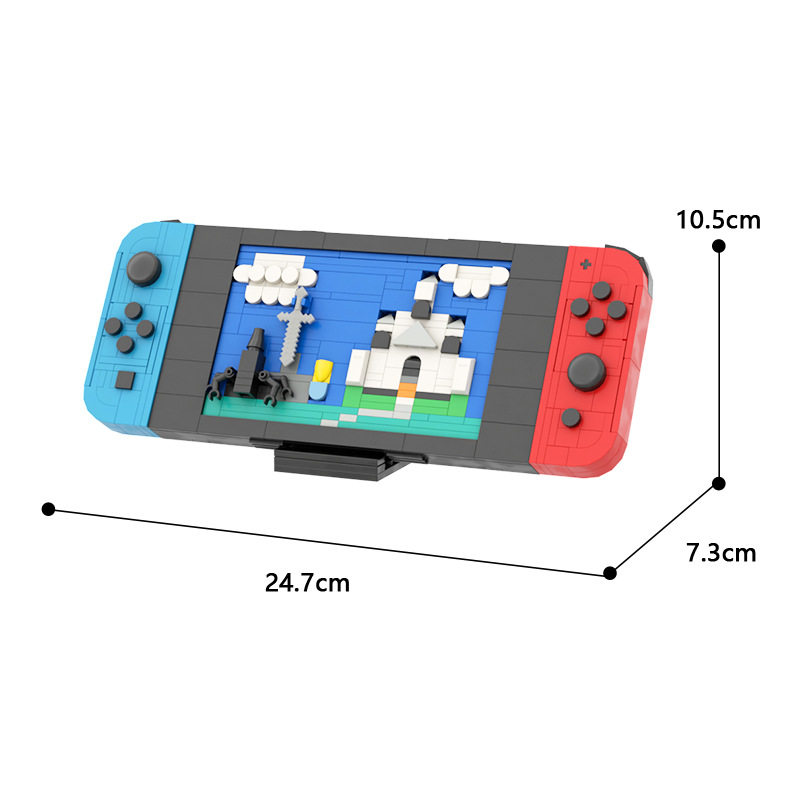 Buildmoc assembly building block toy Nintendo Switch Handheld Game ...