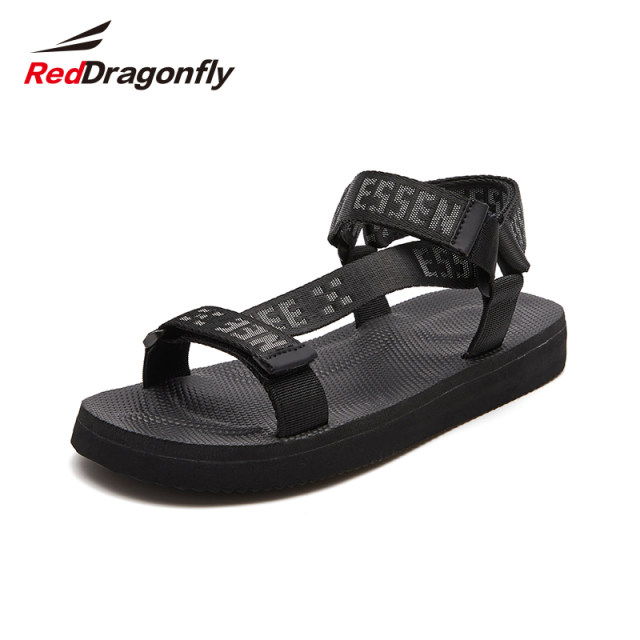 Red Dragonfly Sandals Men's Summer Wear External Sports Casual Drive ...