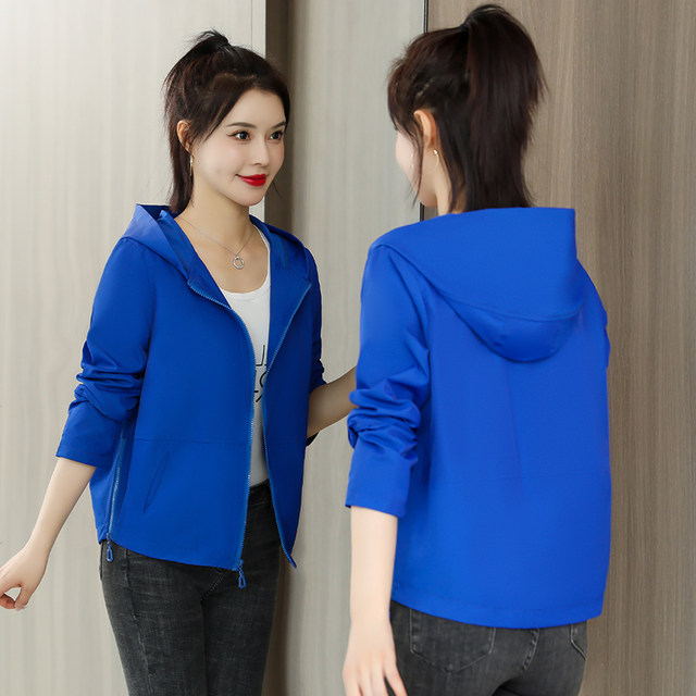 This year's popular coat women's short hooded small jacket spring and ...
