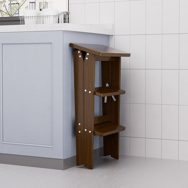 Ladder Folding Stairs Folding Stairs Three Step Multifunctional Indoor ...