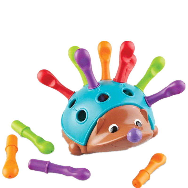 Montessori Hedgehog Early Educational Toy - Fine Motor Skills ...