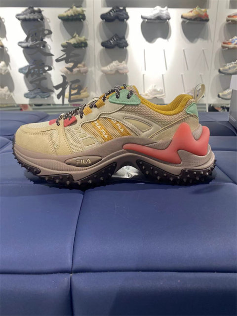 FILA Ferle Fish Three Daddy Shoes Women's Shoes 2024 Spring Thick ...