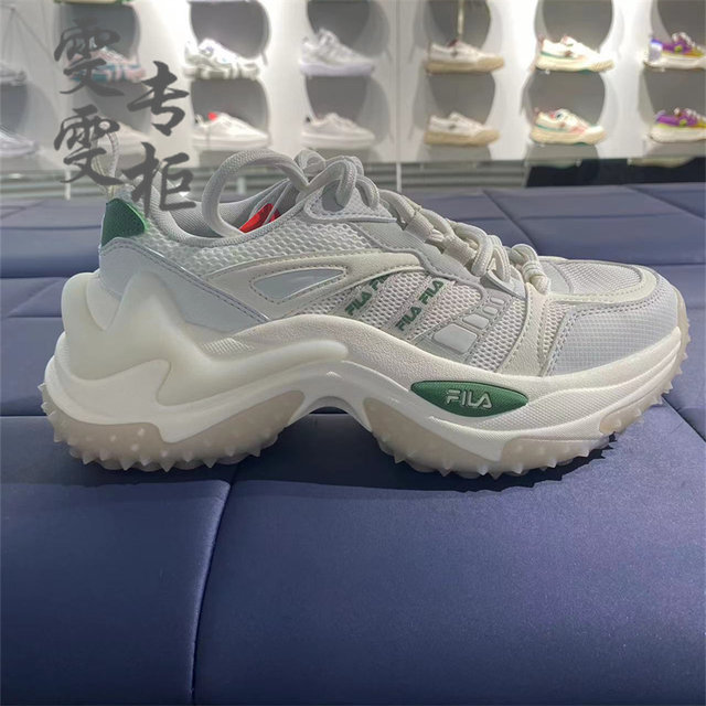 FILA Women's Shoes 2024 Autumn New Fishbone Shoes Fashion Heightening ...
