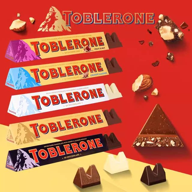 Swiss triangle chocolate Yizi Toblerone imported milk honey honey Bayan ...
