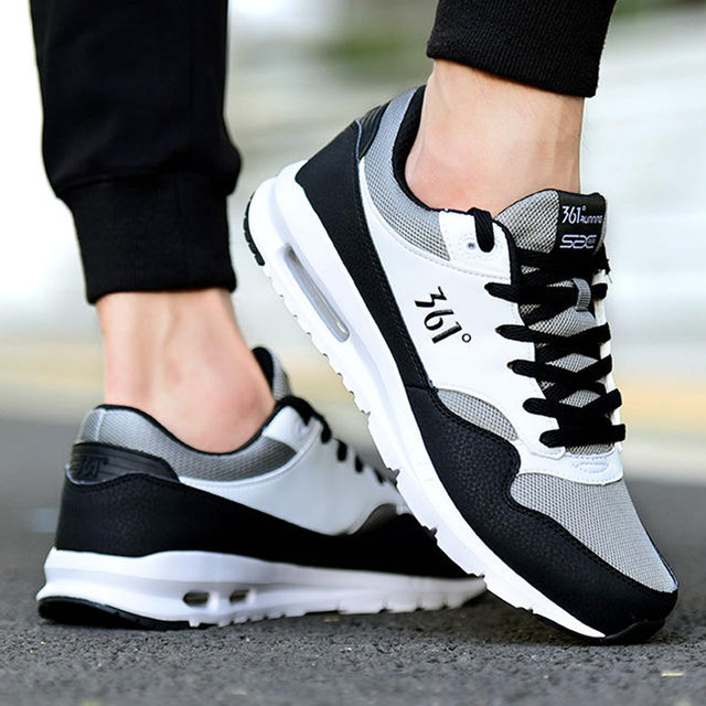 361 Men's Shoes Spring Mesh Air Cushion Running Shoes Official Website Flagship Store Authentic ...