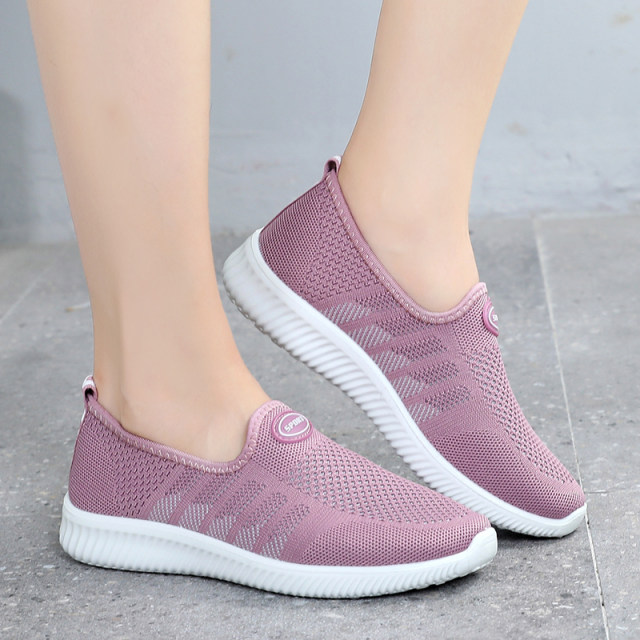 Summer old Beijing cloth shoes women's mesh shoes hollow breathable ...