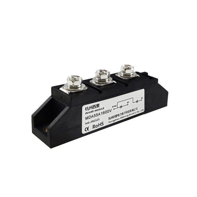 MDA55A common anode diode module 25A100A200A1600V rectifier anti ...