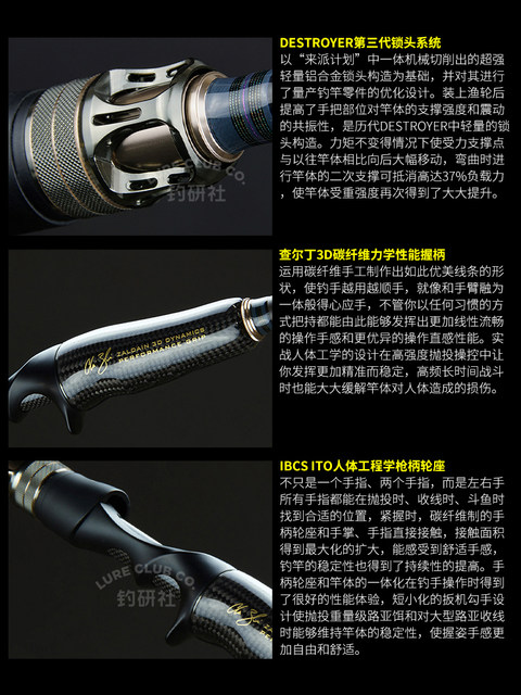 24 models of MEGABASS destroyer DESTROYER new destruction king Luya rod ...