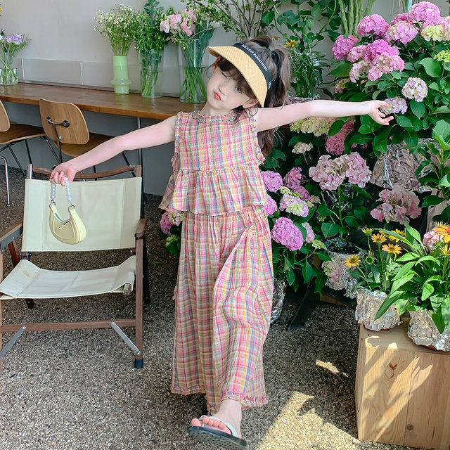 Girls Suits Summer 2024 New Style Children's Clothes Children's ...