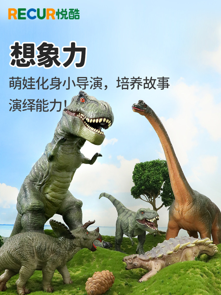Mainan Dinosour Recur Jurassic - Model Tyrannosaurus Rex