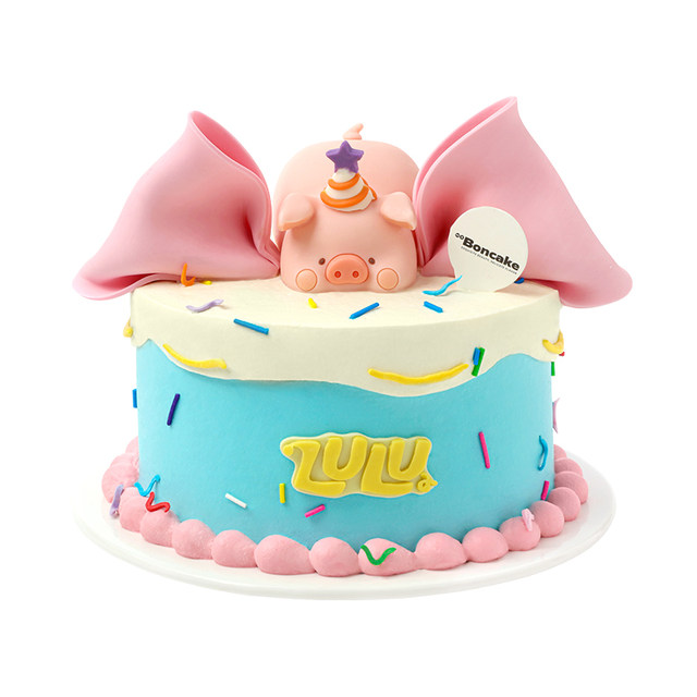 Joint commemorative birthday cake Beijing and Shanghai city delivery ...